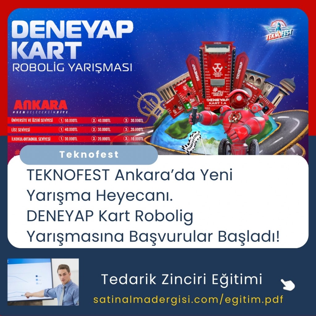 TEKNOFEST Ankara’da Yeni Yarışma Heyecanı. DENEYAP Kart Robolig Yarışmasına Başvurular Başladı ...